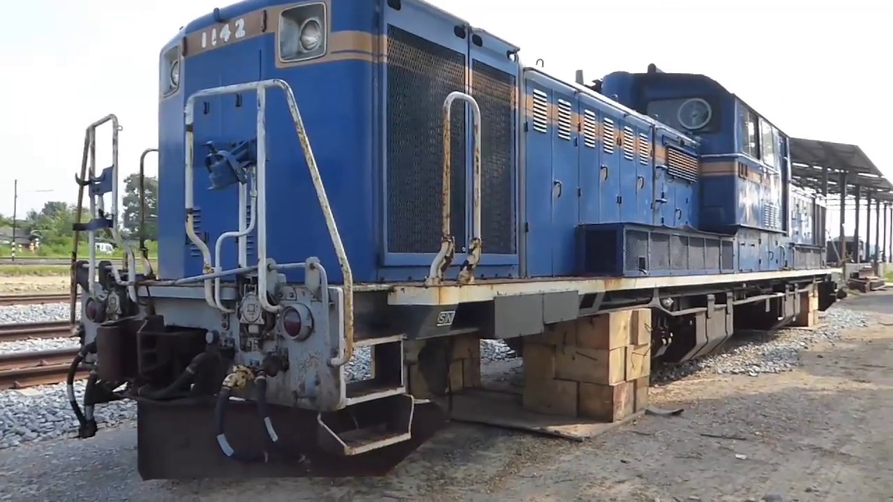 รถจักร DD51 1137-DD51 1142 /ขบวน254 11/10/2561 - YouTube