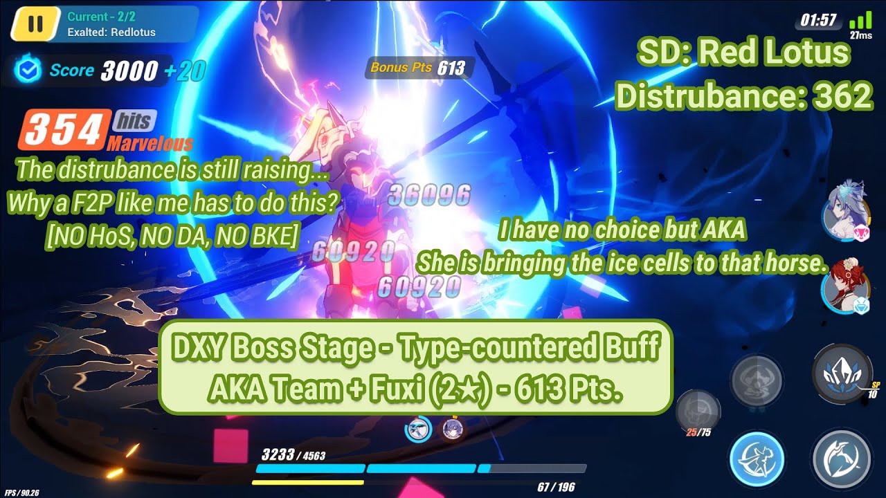 [HI3 SEA] I have no choices but AKA, she brings ice cells to DXY (SD:RL ...