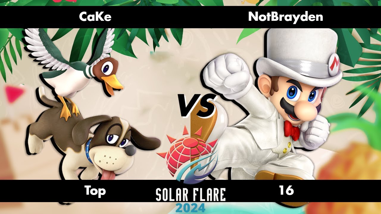 Solar Flare 2024 - CaKe (Duck Hunt) vs NotBrayden (Mario) - Ultimate ...