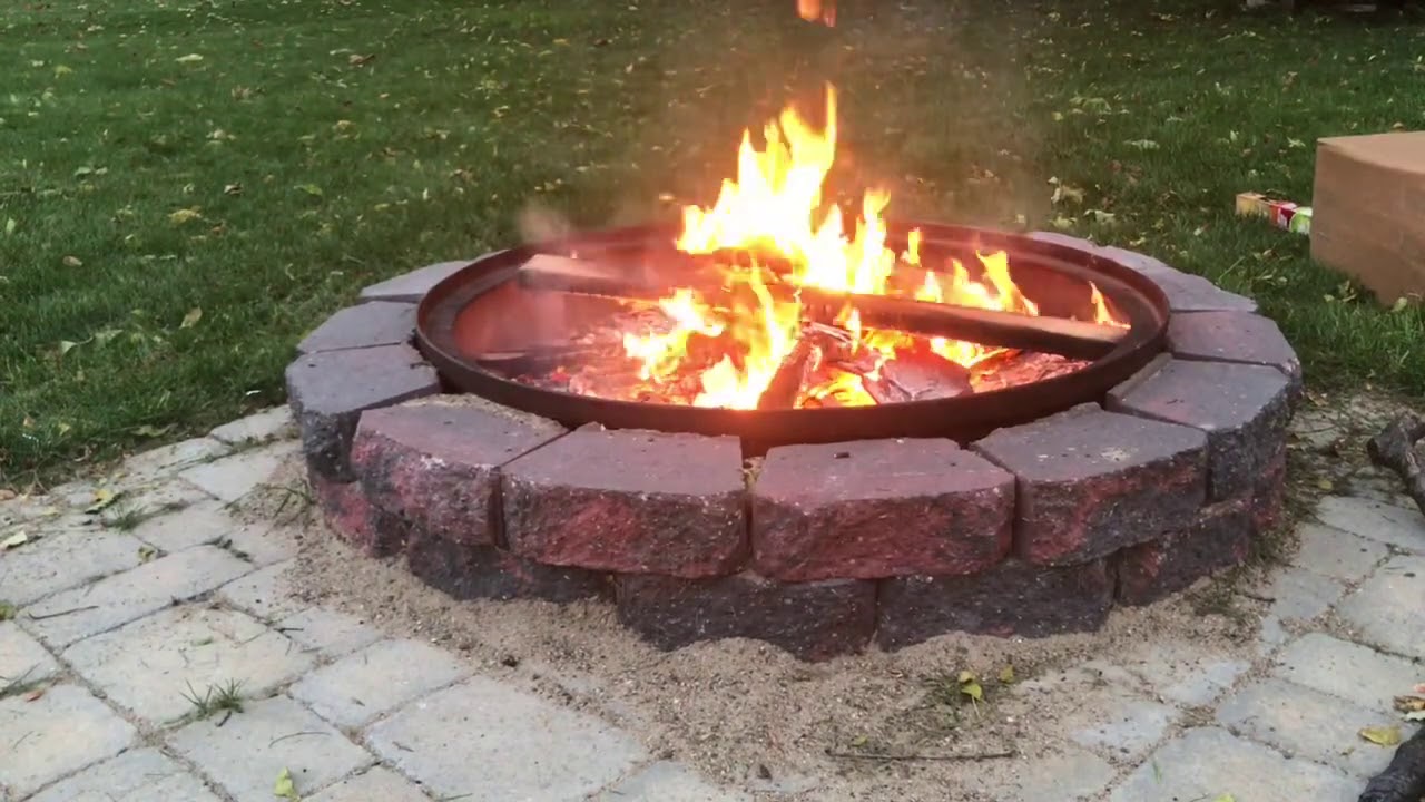 Fire pit fire compilation for glory of Ultimate Dan - YouTube