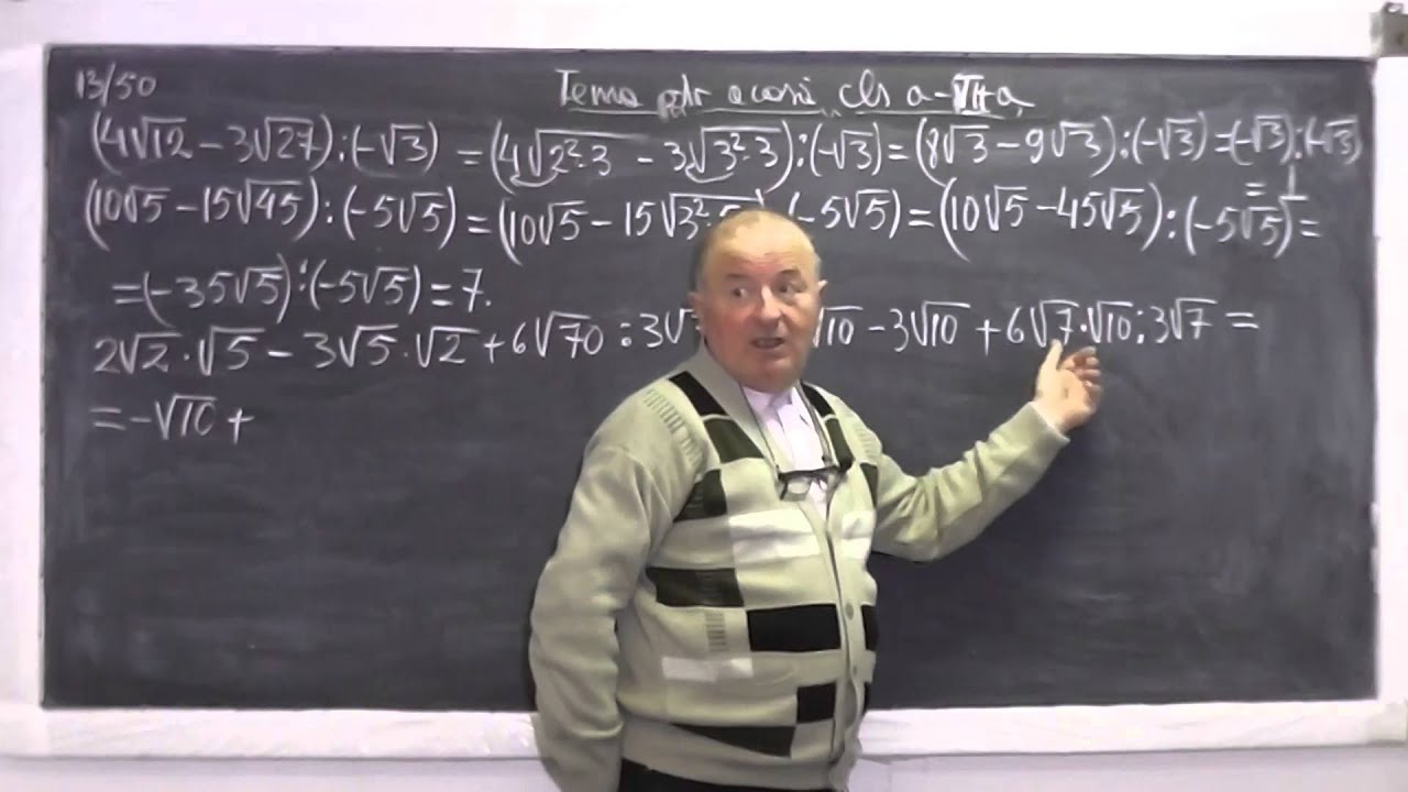 1/2 Lectia 767 Operatii cu radicali Inmultirea a doua paranteze ...