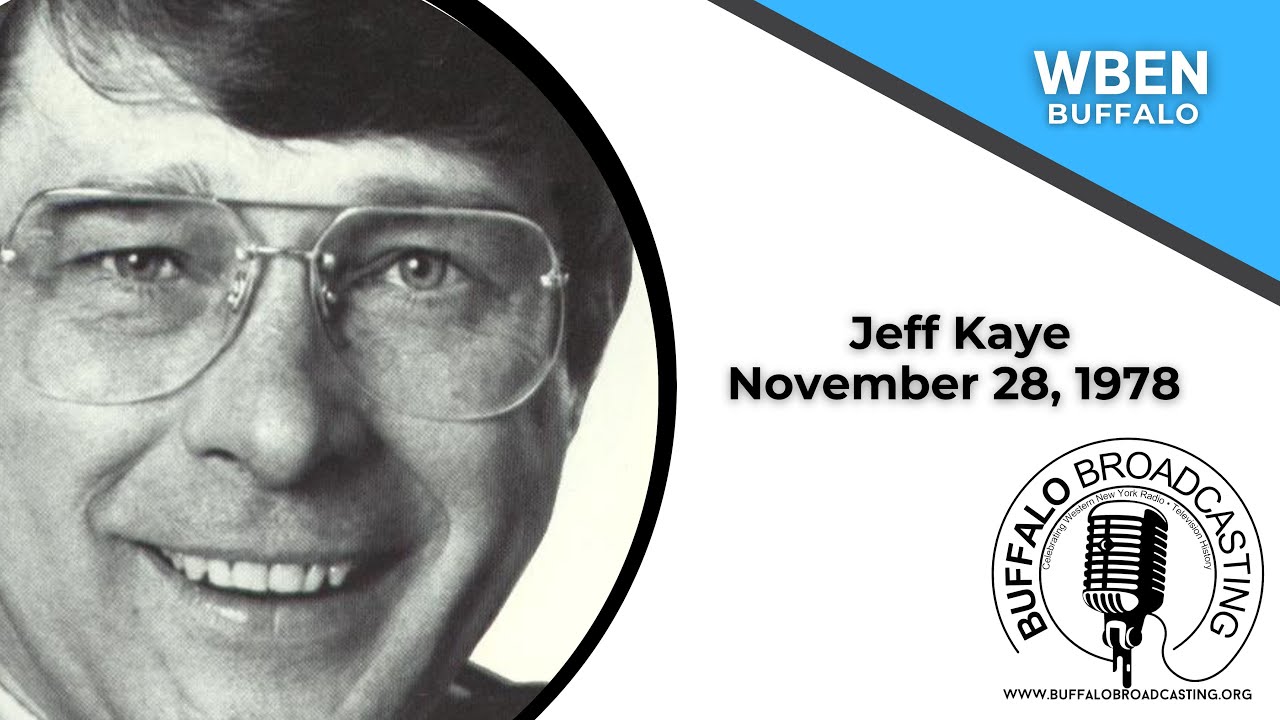 WBEN Radio, 930 AM, Jeff Kaye, November 28, 1978, Buffalo, New York ...