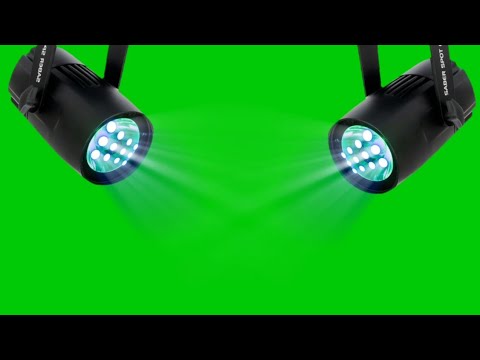 big light effects green screen full HD - YouTube