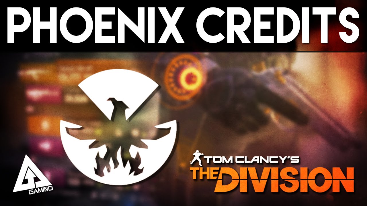 The Division How to Get Phoenix Credits & What Are They? - YouTube