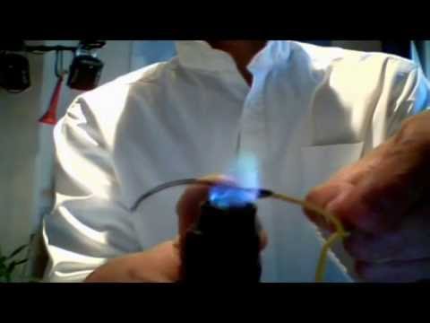 Burning Copper Wire - YouTube