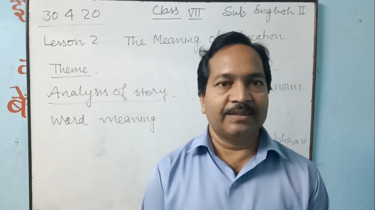 Class 7 English II (30/04/2020) - YouTube