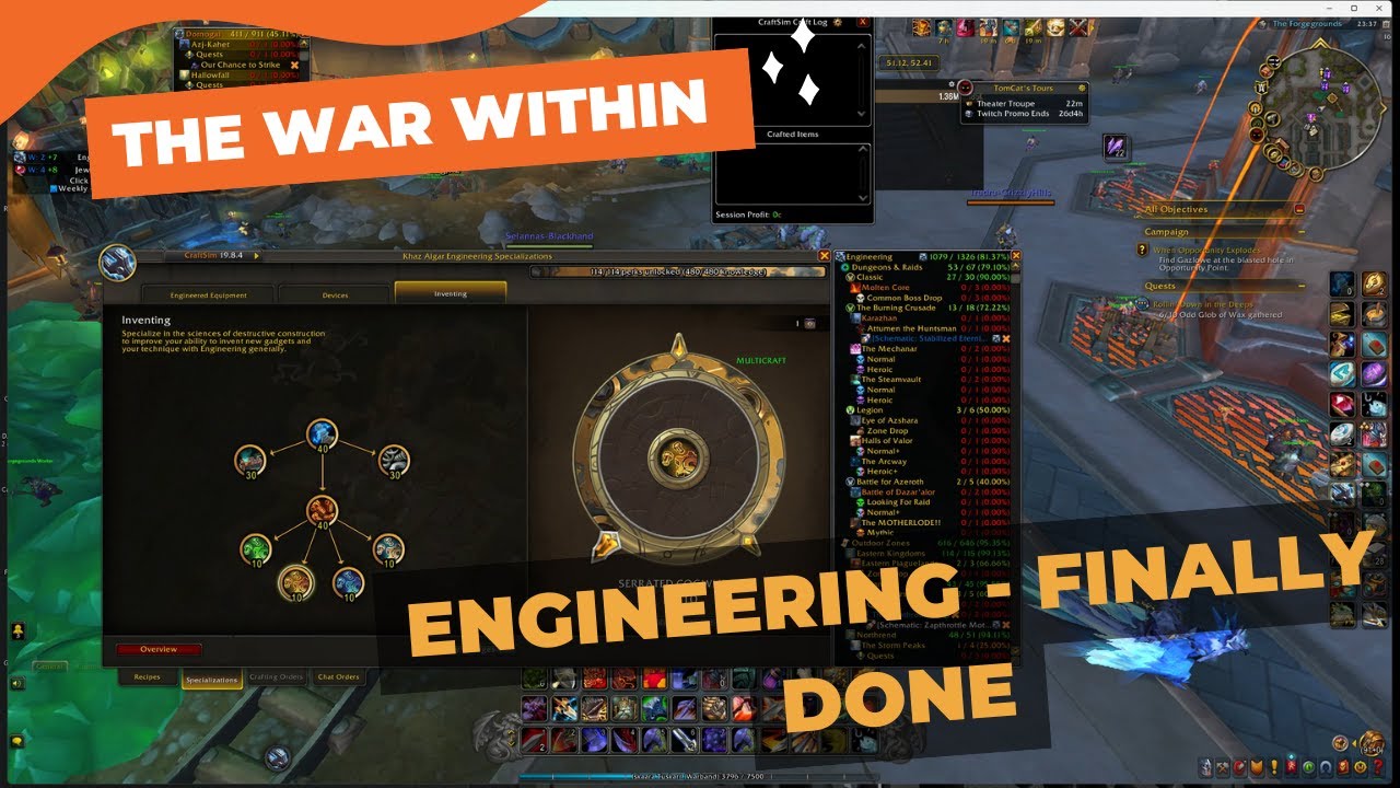 Engineering - Undermine -The War Within - World of Warcraft - YouTube