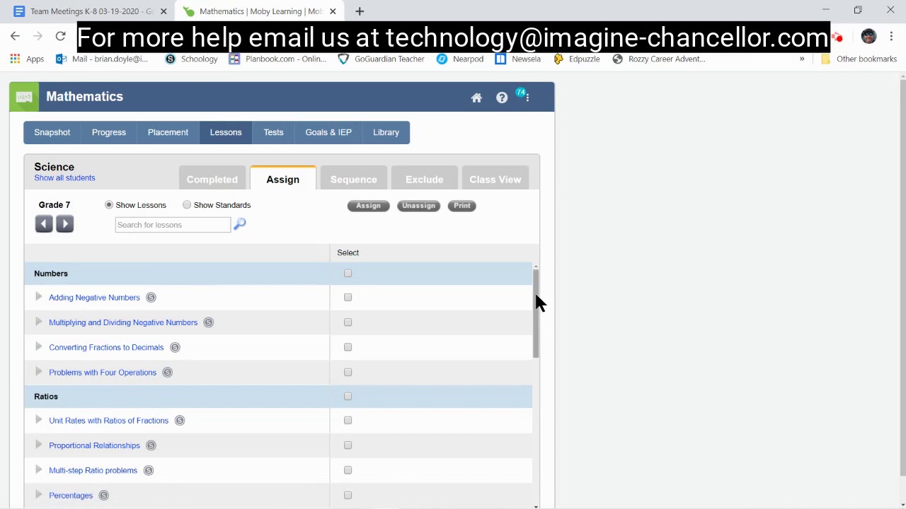 Teachers Assigning Lessons in MobyMax - YouTube