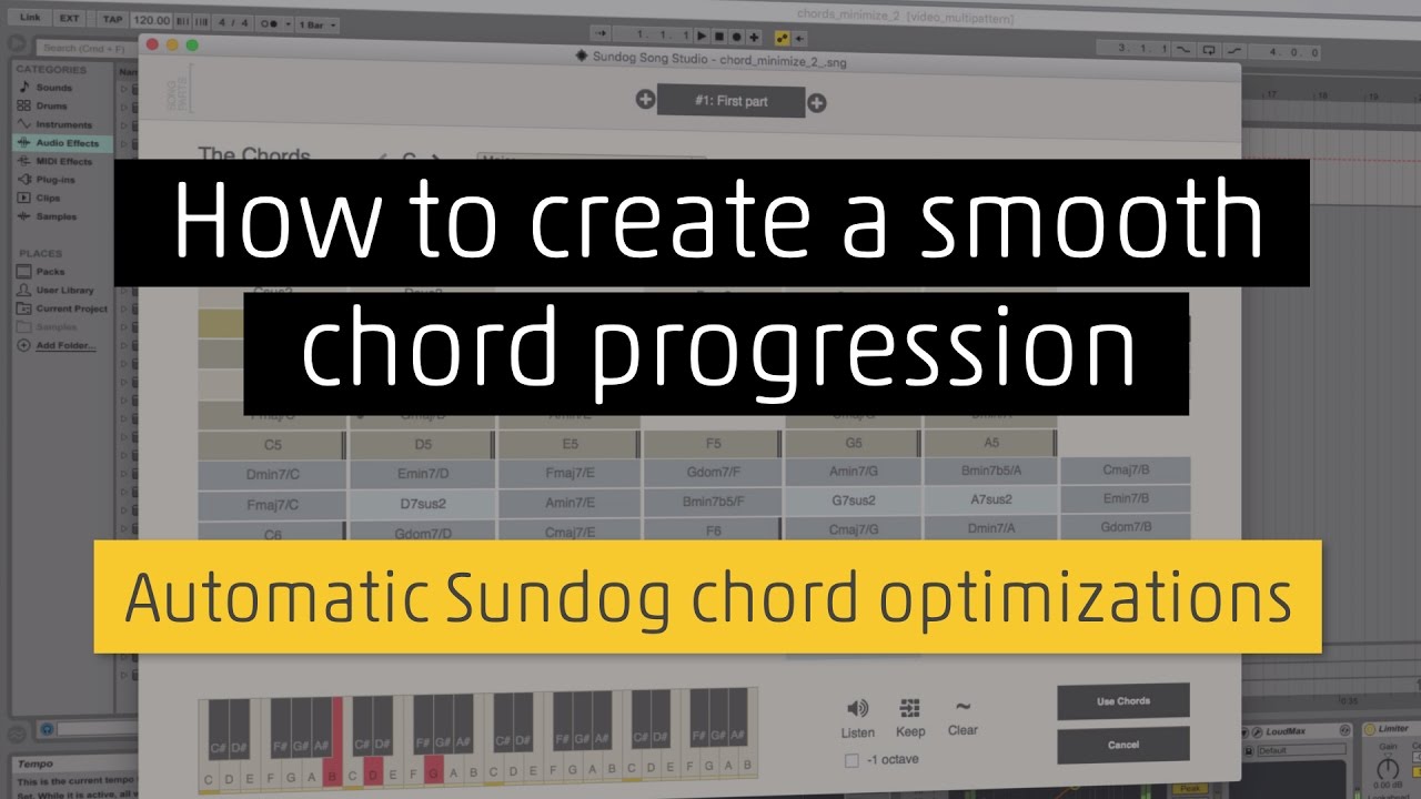 Sundog Song Studio: Automatic chord optimizations - YouTube