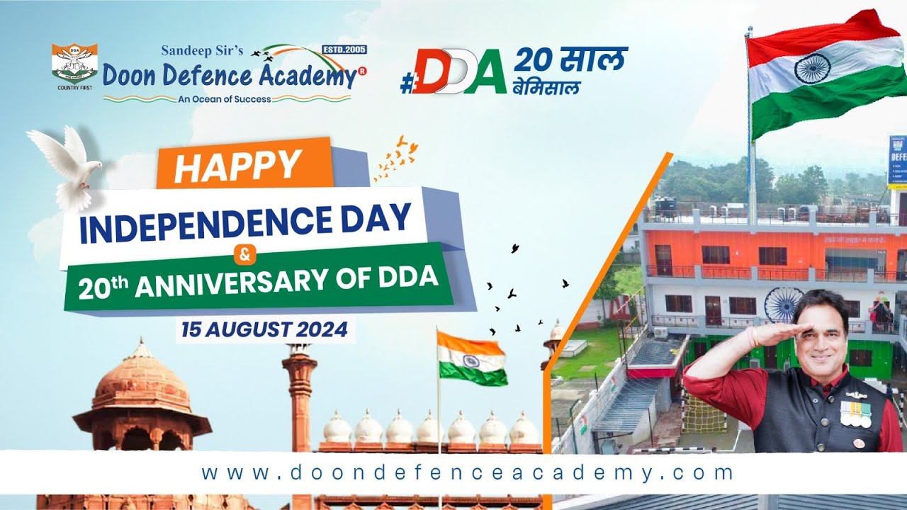 Doon Defence Academy Wishes You The 78th Independence Day Along With ...