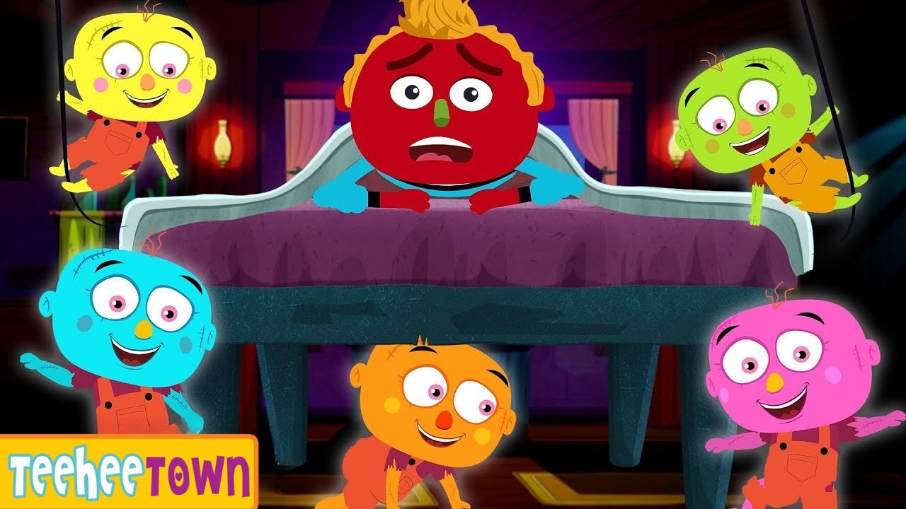 Midnight Magic - 5 Spooky Monsters Hiding Under The Bed | Spooky Scary ...