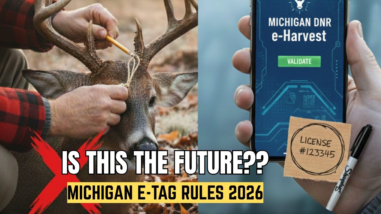 MICHIGAN DNR'S E HARVEST TAGS: Michigan’s HUNTING RULES 2026? - YouTube