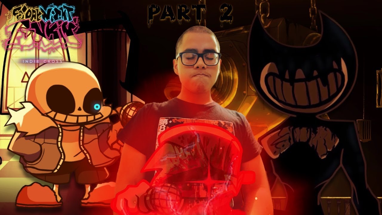 BEWARE THE STRESS!! - FNF Indie Cross Mod! Sans & Bendy's WEEK Part 2 ...