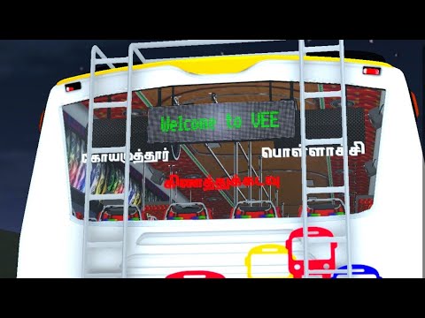 VEE VEE BUS MOD 🎀 Released for Bussid || TN Private bus BharatBenz bus ...