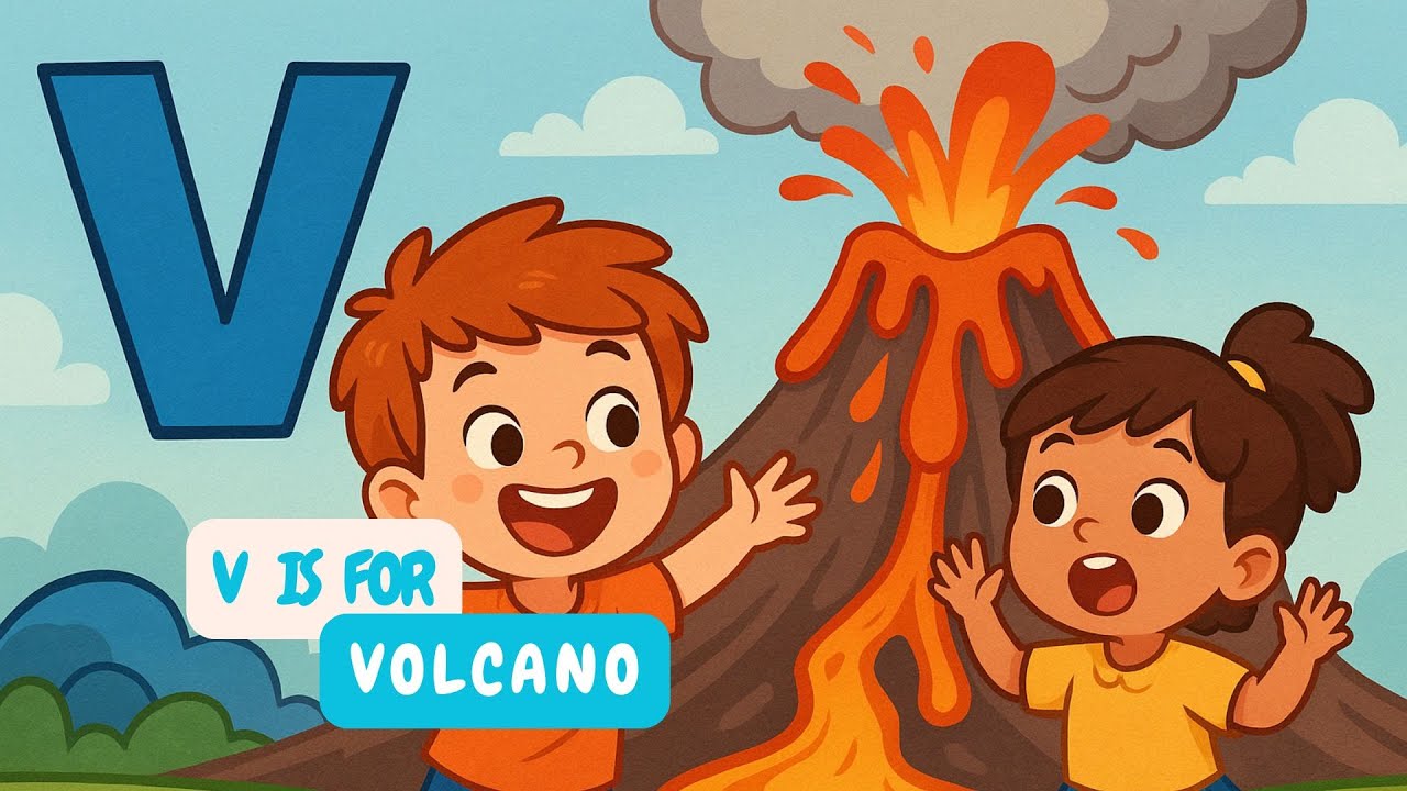 V is for Van - Fun Alphabet Song for Kids | Learn Phonics & the Letter ...