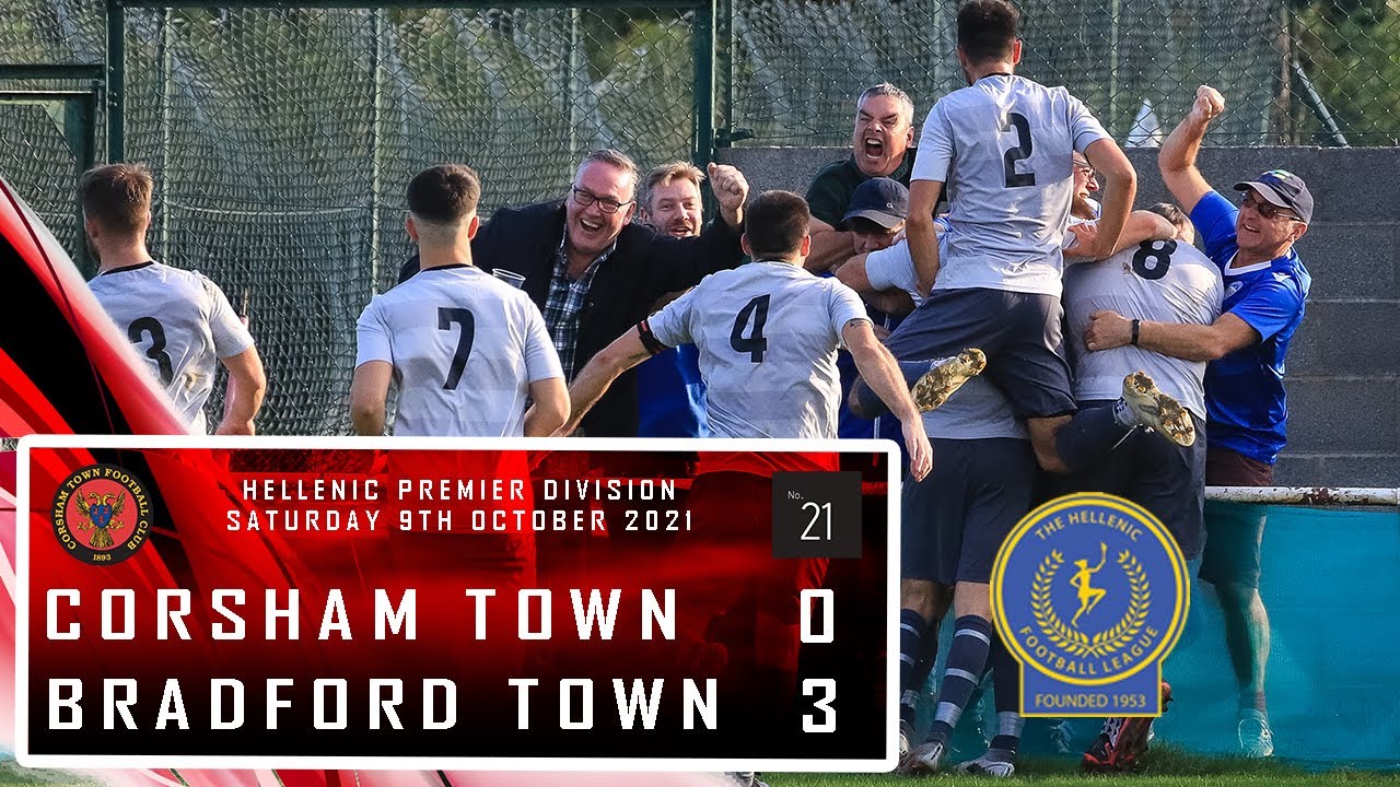 Corsham Town FC 0 V 3 Bradford Town FC - Hellenic Premier Match ...