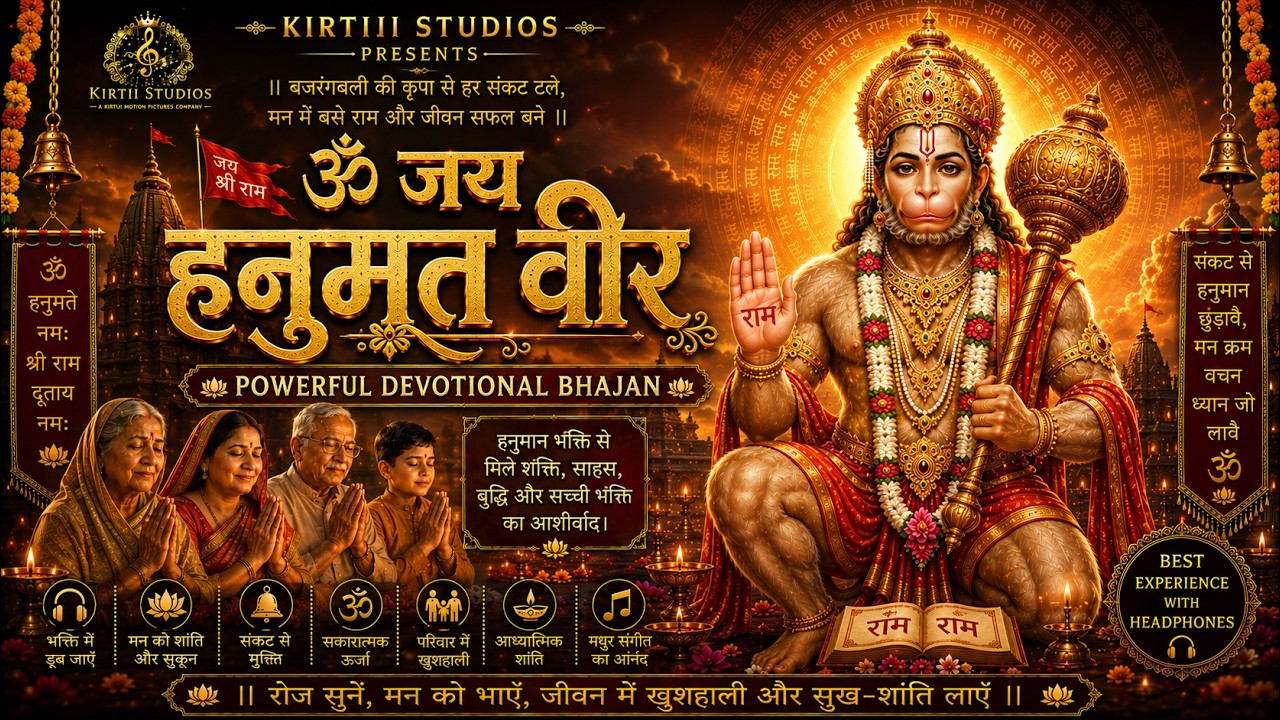 Om Jai Hanumat Veera | Kirti Motion Pictures | Gurjar Aarun Nagar - YouTube