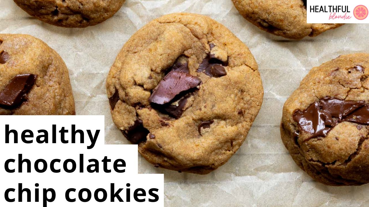 Healthy Chocolate Chip Cookies Recipe - How to Make - YouTube