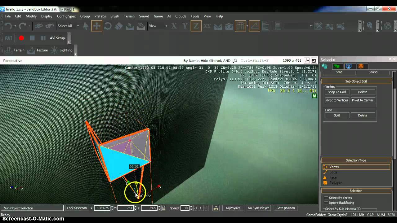 Cryengine 3 tutorial ita nr.5 - i solidi - YouTube