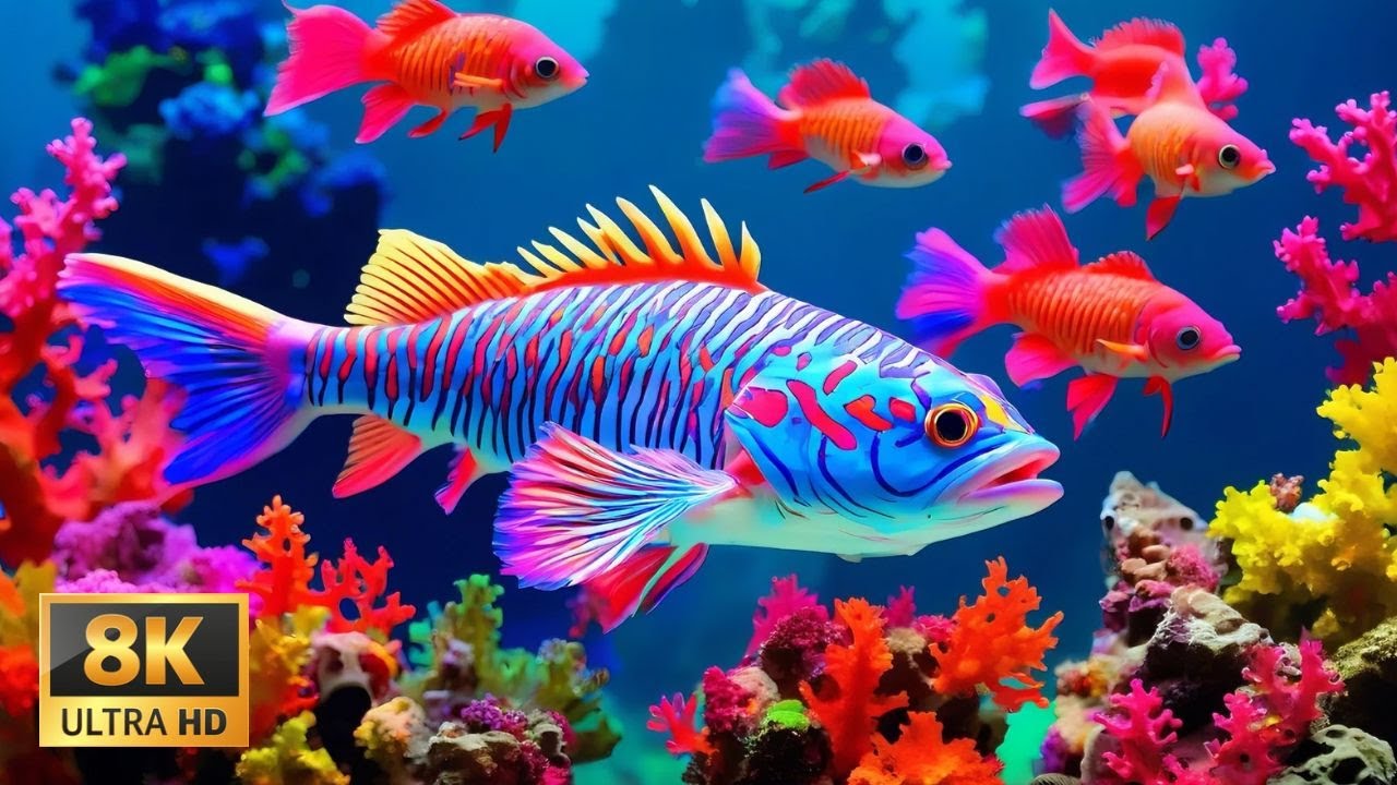 Stunning Coral Reef Relaxation | Ocean Views for Anxiety Relief ...