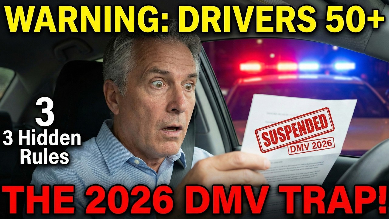 Warning: 3 Hidden DMV Rules in 2026 That Will Catch Drivers Over 50 Off ...