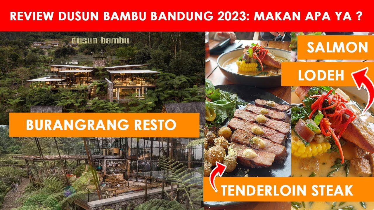 Review Dusun Bambu 2023, Makan apa ya di Dusun Bambu Lembang ? Salmon ...