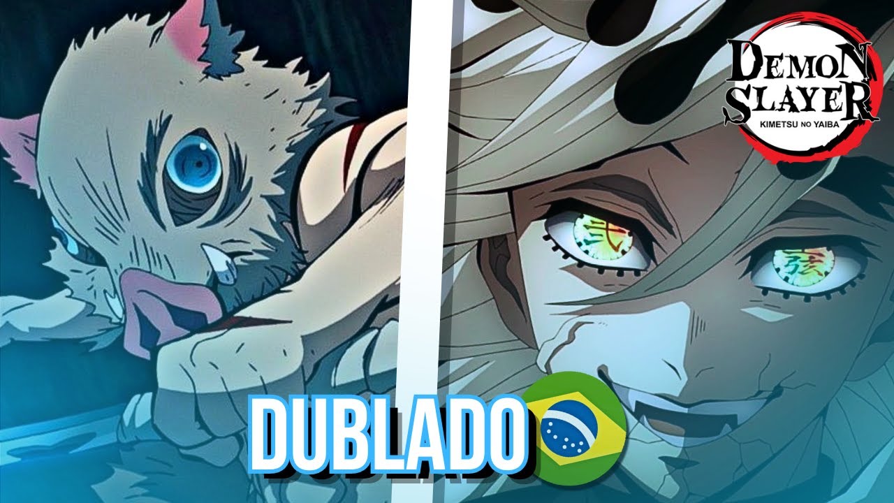 KANAO E INOSUKE VS DOUMA - Demon Slayer (DUBLADO) - YouTube