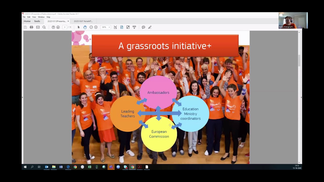 EU Code Week ambassadors webinar - Generation Code 2020 - YouTube