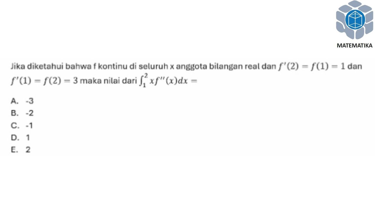 Menentukan integral dengan teknik Tanzalin - pertanyaan request - YouTube