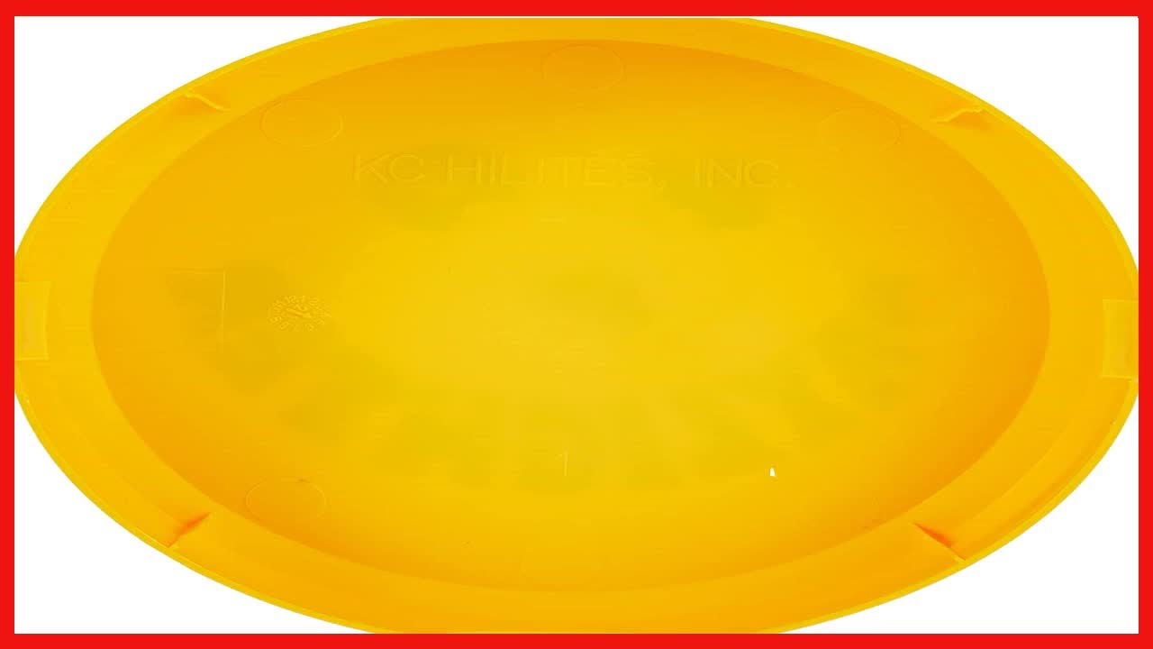 Great product - KC HiLiTES 5202 6" Round Yellow Plastic Light Cover w ...