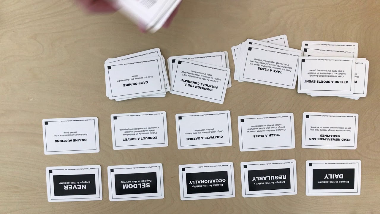 Knowdell Leisure/Retirement card sort video Feller - YouTube