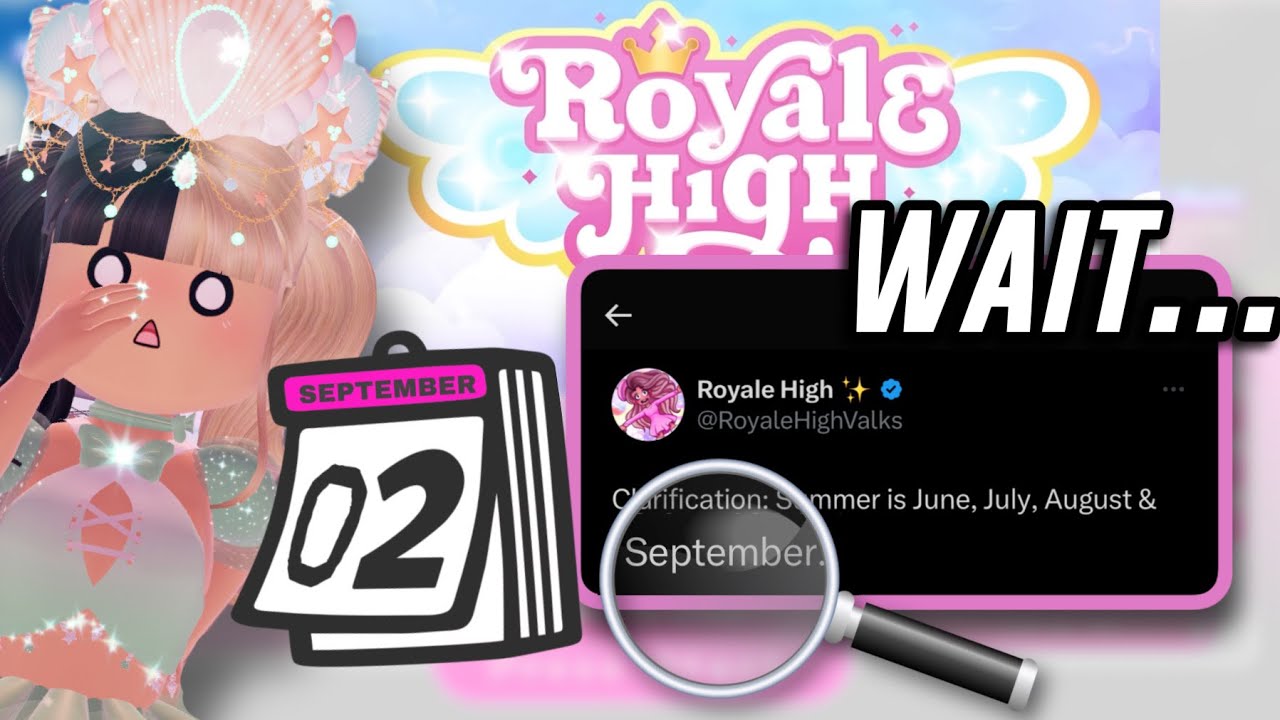 ⚠️ NEW SCHOOL: September is SUMMER?! | Royale High Tea Spill New School ...