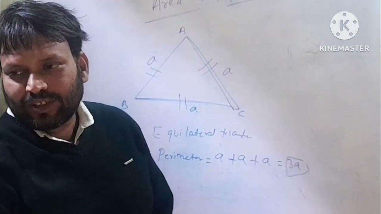 Area and perimeter of equilateral triangle - YouTube