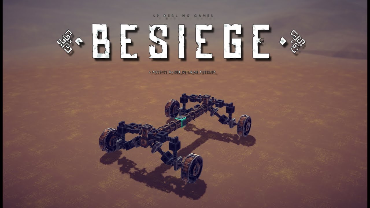 Besiege Tutorial - Off-road Suspension System - YouTube