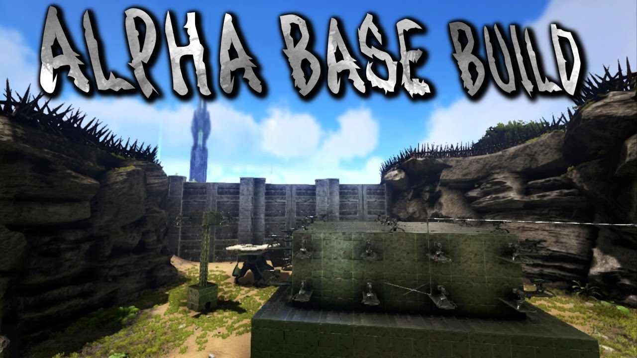 Alpha Base Build Guide! - ARK: SURVIVAL EVOLVED [PS4] - YouTube