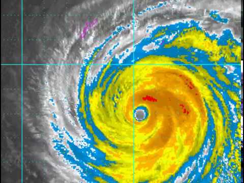Super Typhoon Maria Nearing S Japan and Taiwan - YouTube