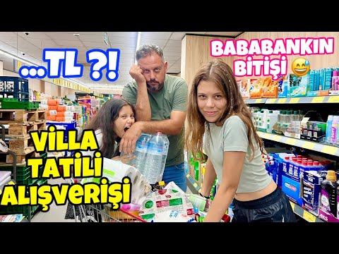 DEV MARKET ALIŞVERİŞİ VLOG. Kalkan Villa Tatili