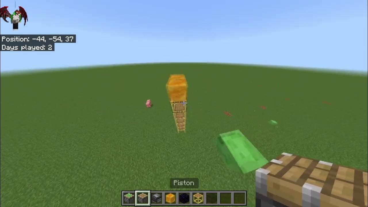 How to build a Flying machine in Minecraft Bedrock - YouTube