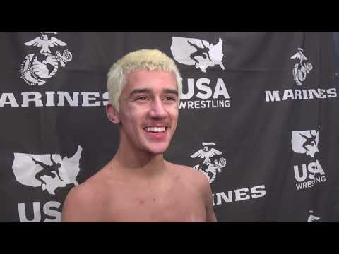 Kyler Larkin (AZ), 2022 U17 Freestyle Nationals 60 kg champion - YouTube