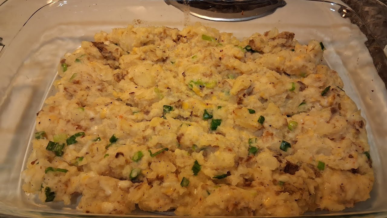 Homemade Loaded Mashed Potato's & BBQ Ribs - YouTube