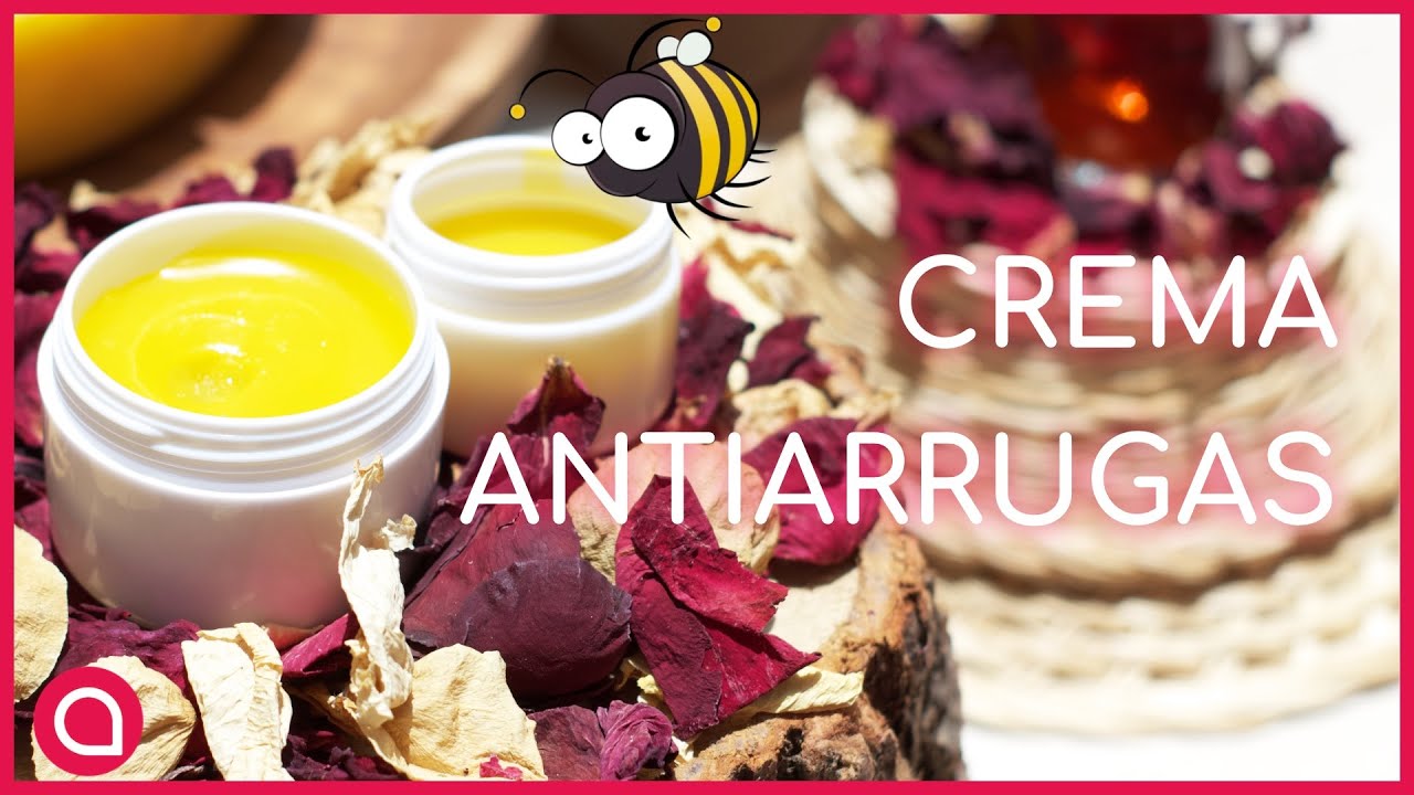 Crema ANTIARRUGAS natural con Cera de ABEJA - YouTube
