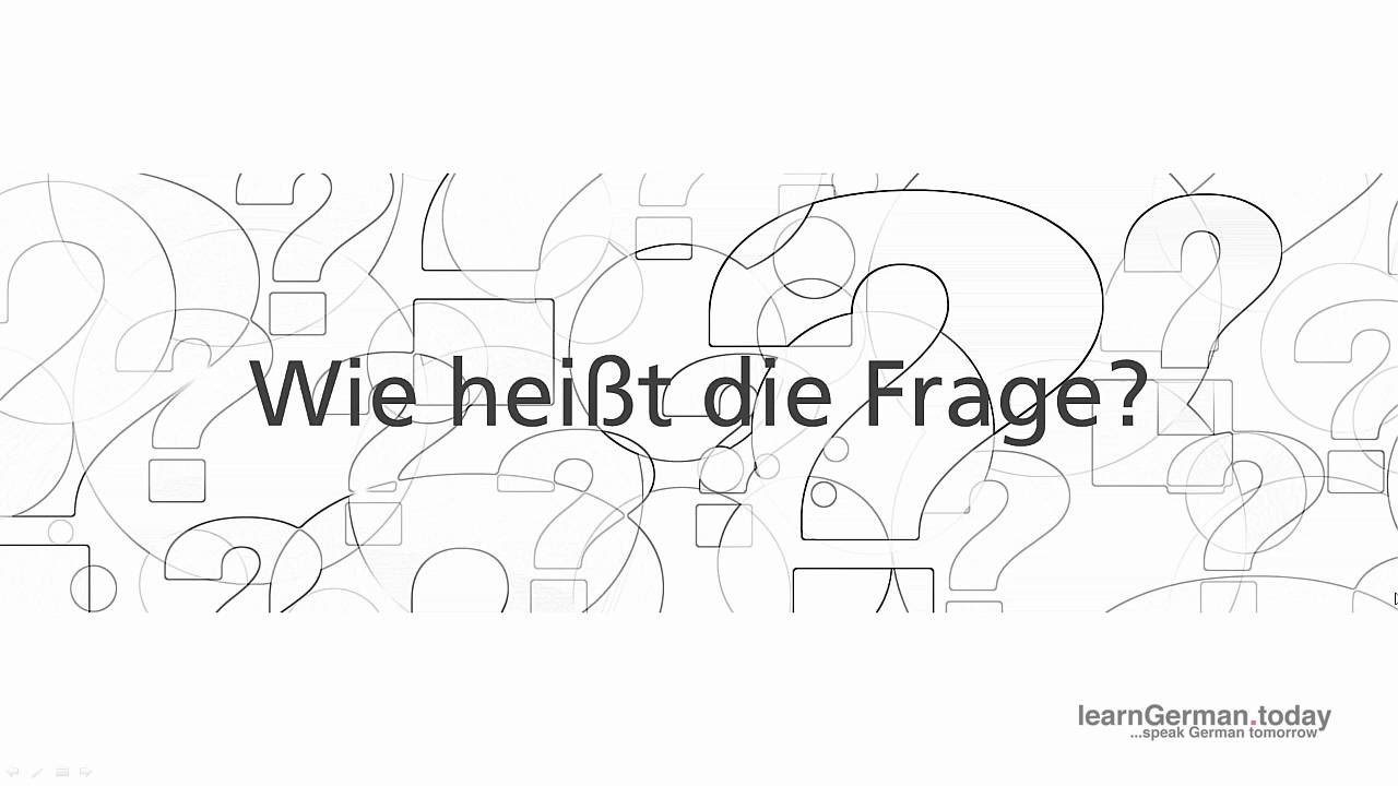 ᐅ Deutsch lernen A1 (Deutsch für Anfänger): Wir üben gemeinsam die W ...