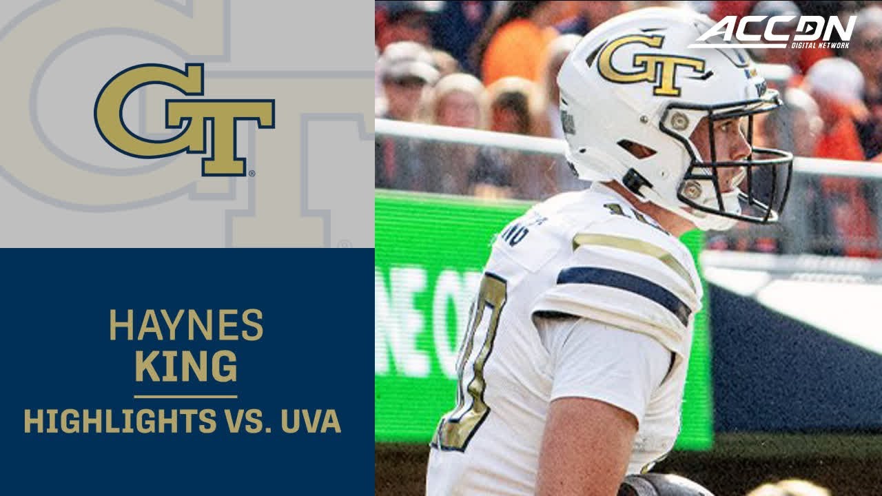 Georgia Tech Quarterback Haynes King Continues To Rule - YouTube