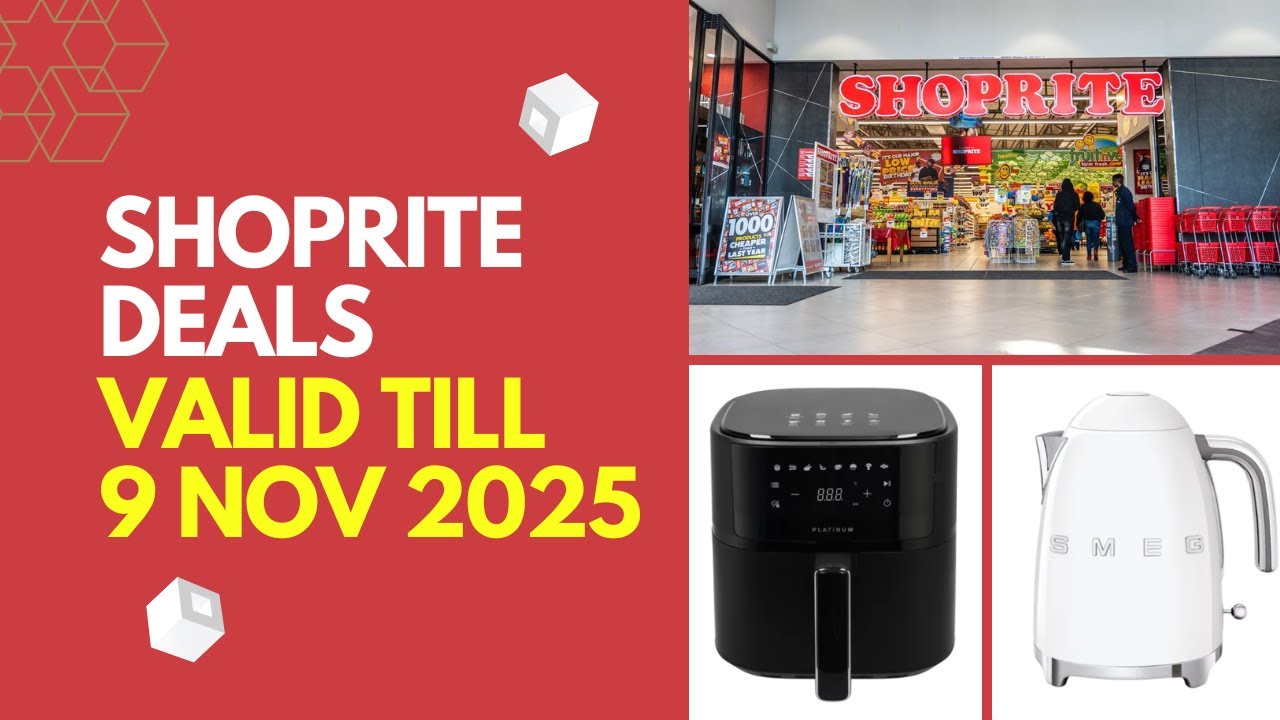 🏠 Shoprite Home & Appliance Specials | Save Big Till 9 Nov 2025 🔌 - YouTube