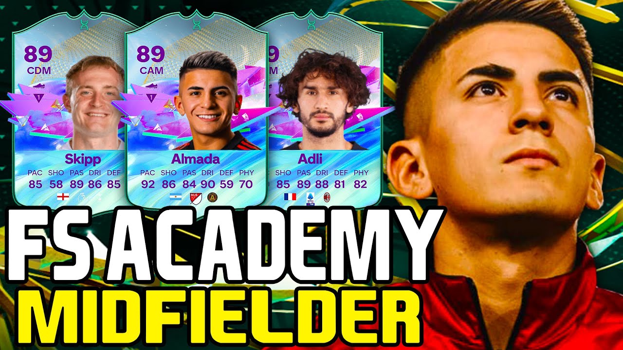 Best Meta Choices for FS Academy Midfielders Evolution 🔥 EA FC 24 - YouTube
