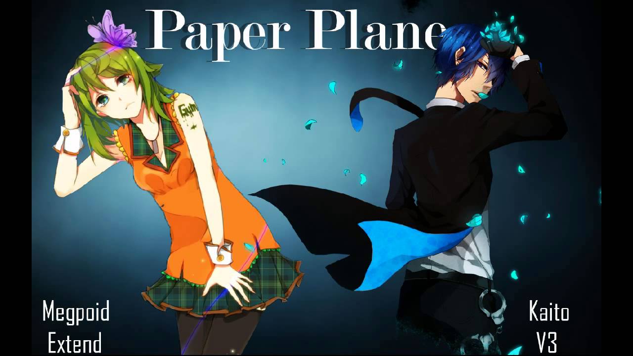 [Vocaloid 3] Paper Plane -Megpoid Extend ft Kaito V3 - YouTube