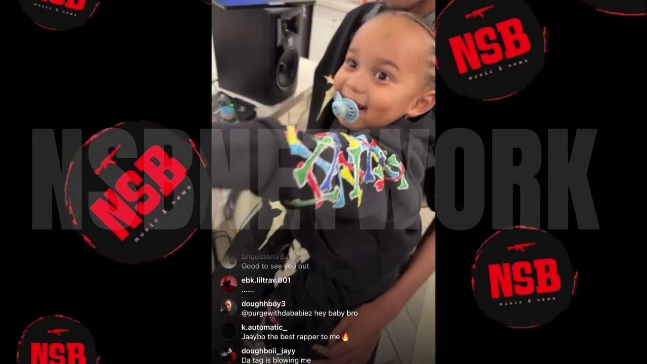 EBK JAAYBO SPENDING TIME WITH HIS KIDS IN HIS IN HOME STUDIO! - YouTube