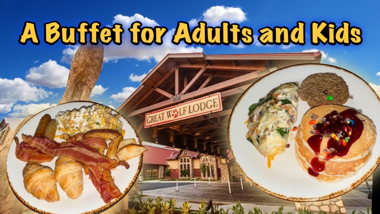 We Tried the Great Wolf Lodge Breakfast BUFFET! - YouTube
