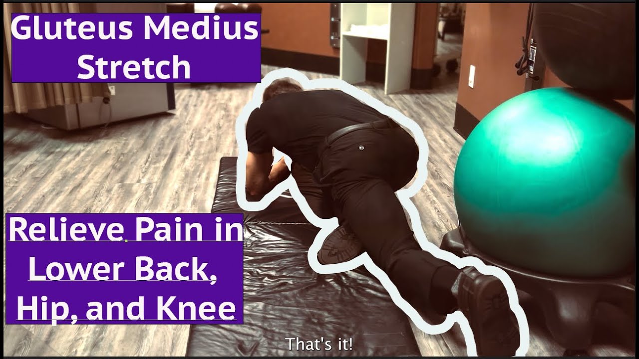 2-minute new back tips - gluteus medius stretch - relieve pain in lower ...