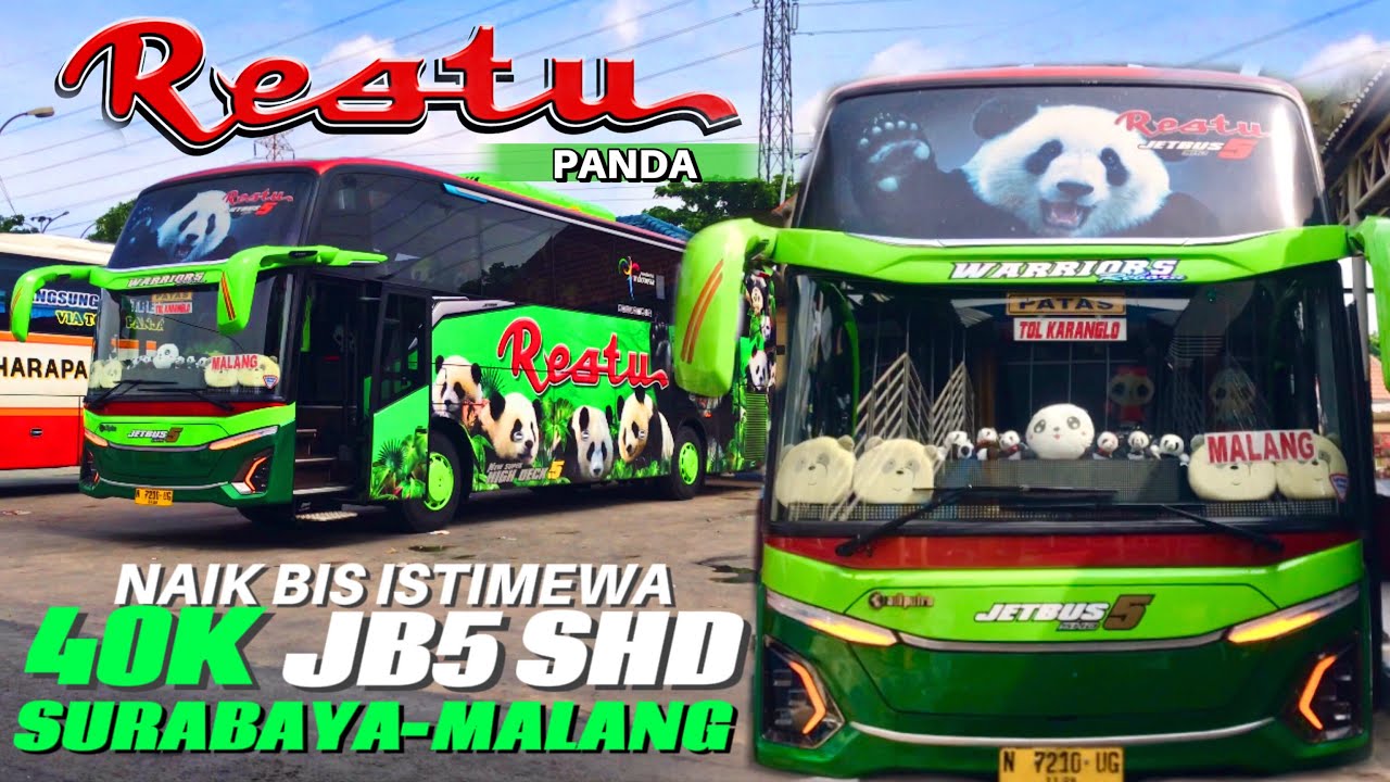 🔴SURABAYA - MALANG NAIK RESTU PANDA JB5 || SEPERTI APAKAH ?? - YouTube